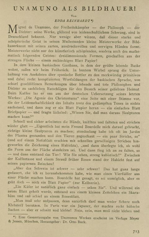 David Mitchell's Origami Heaven - History - Miguel de Unamuno - der ...